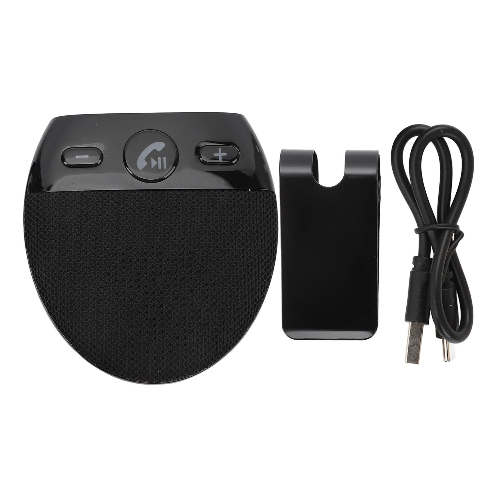 Автомобильная Bluetooth-колонка, удобная громкая связь для телефона с креплением на козырек автомобиля.