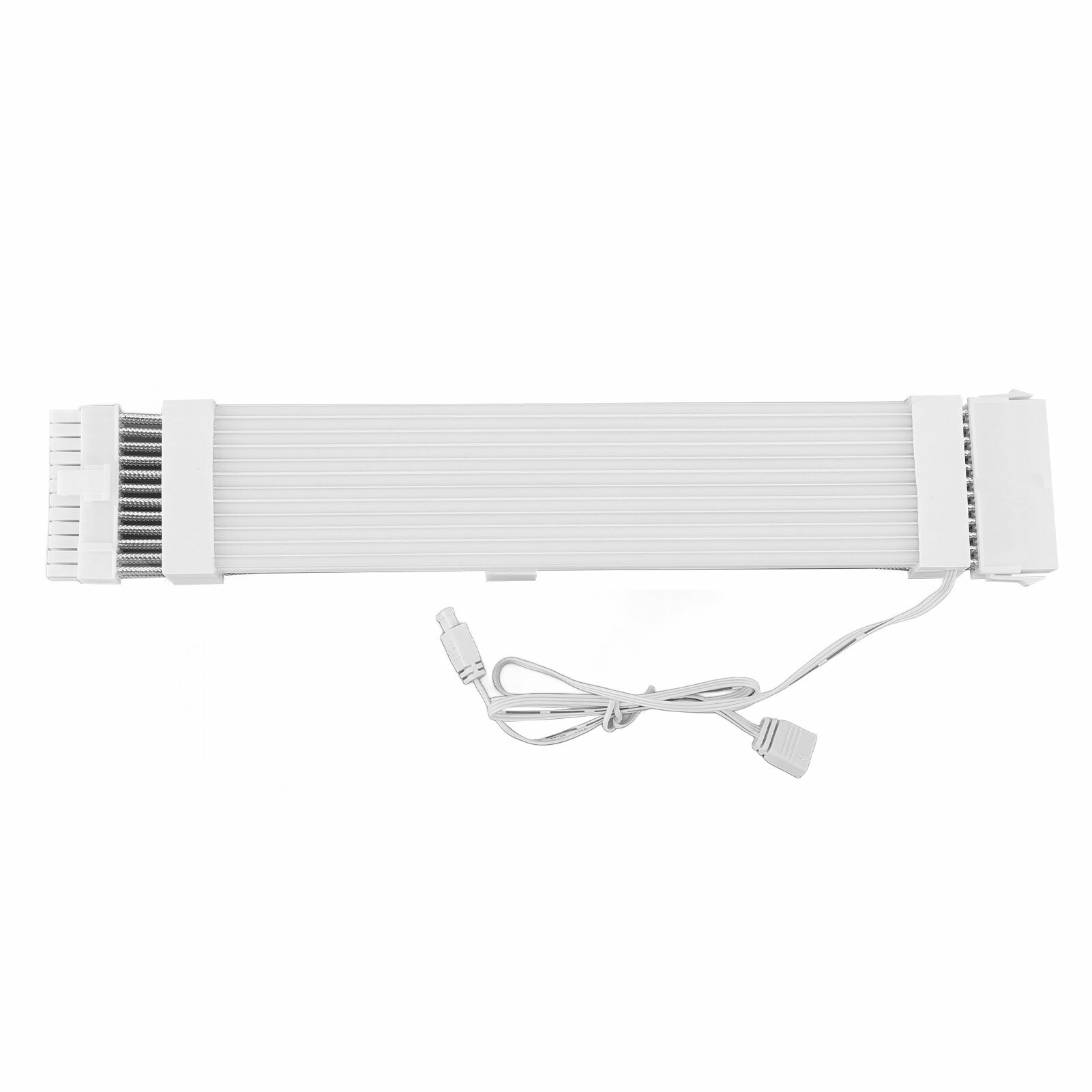 Удлинительный кабель питания RGB с адресной подсветкой, поддержка 5 В, 3-контактный синхронизированный 18AWG ARGB, блок питания для настольного компьютера, 24-контактный разъем, материнская плата, неоновая подсветка.