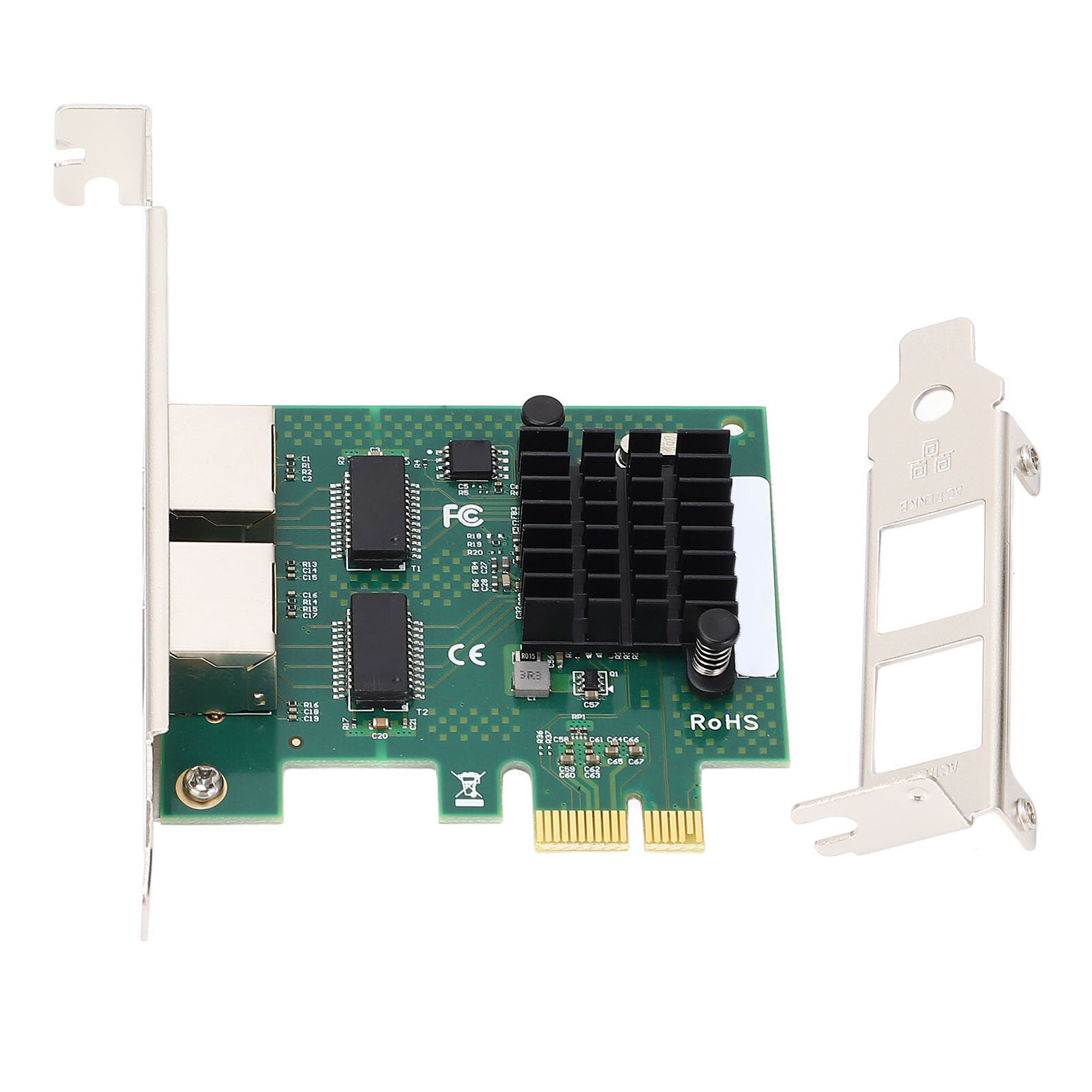 2-портовая гигабитная сетевая карта PCIe BCM5720