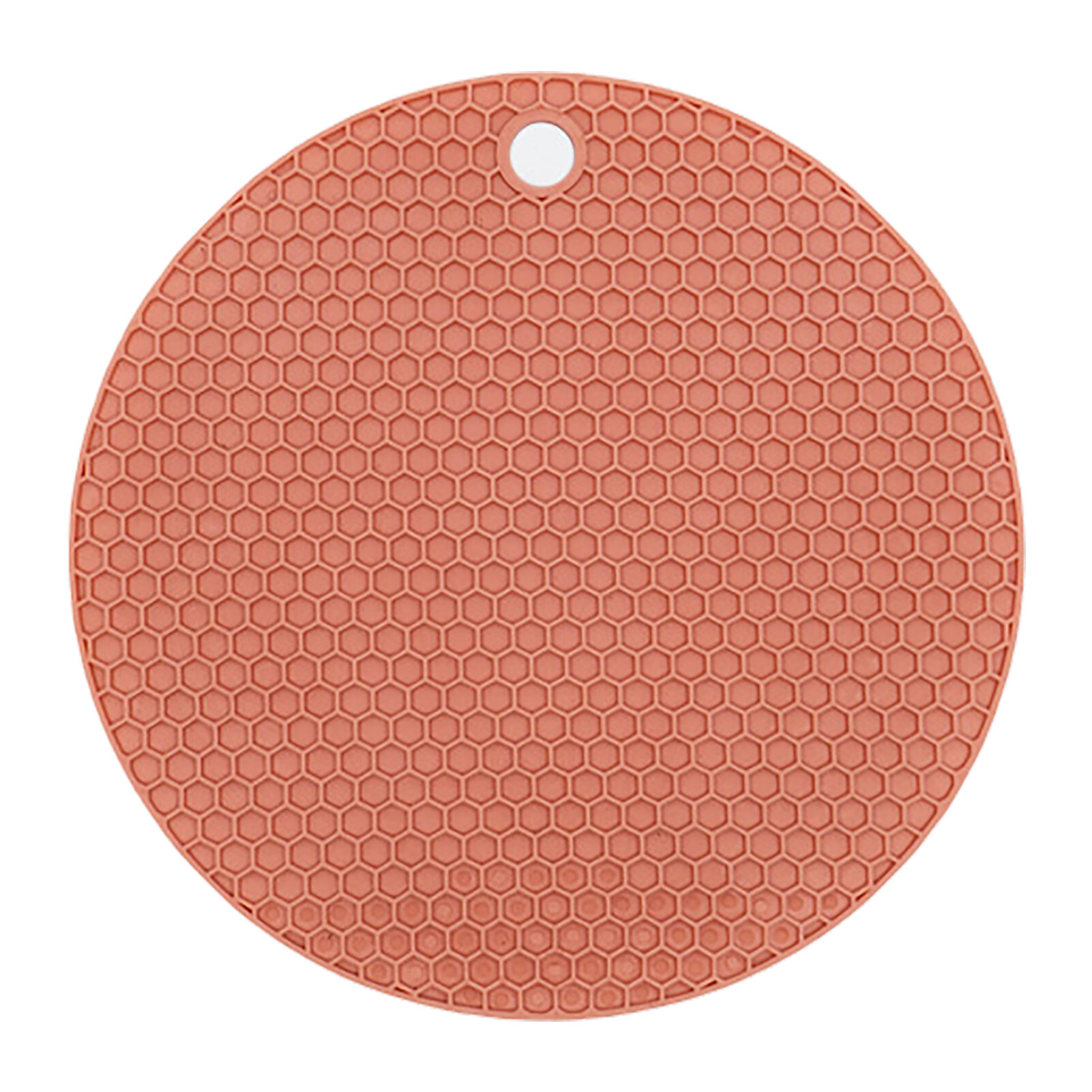 Подставка резиновая противоскользящая, диаметр 18 см, толщина 0,5 см, высокоэффективная теплоизоляция, кухонные коврики для посуды, чашки розового цвета