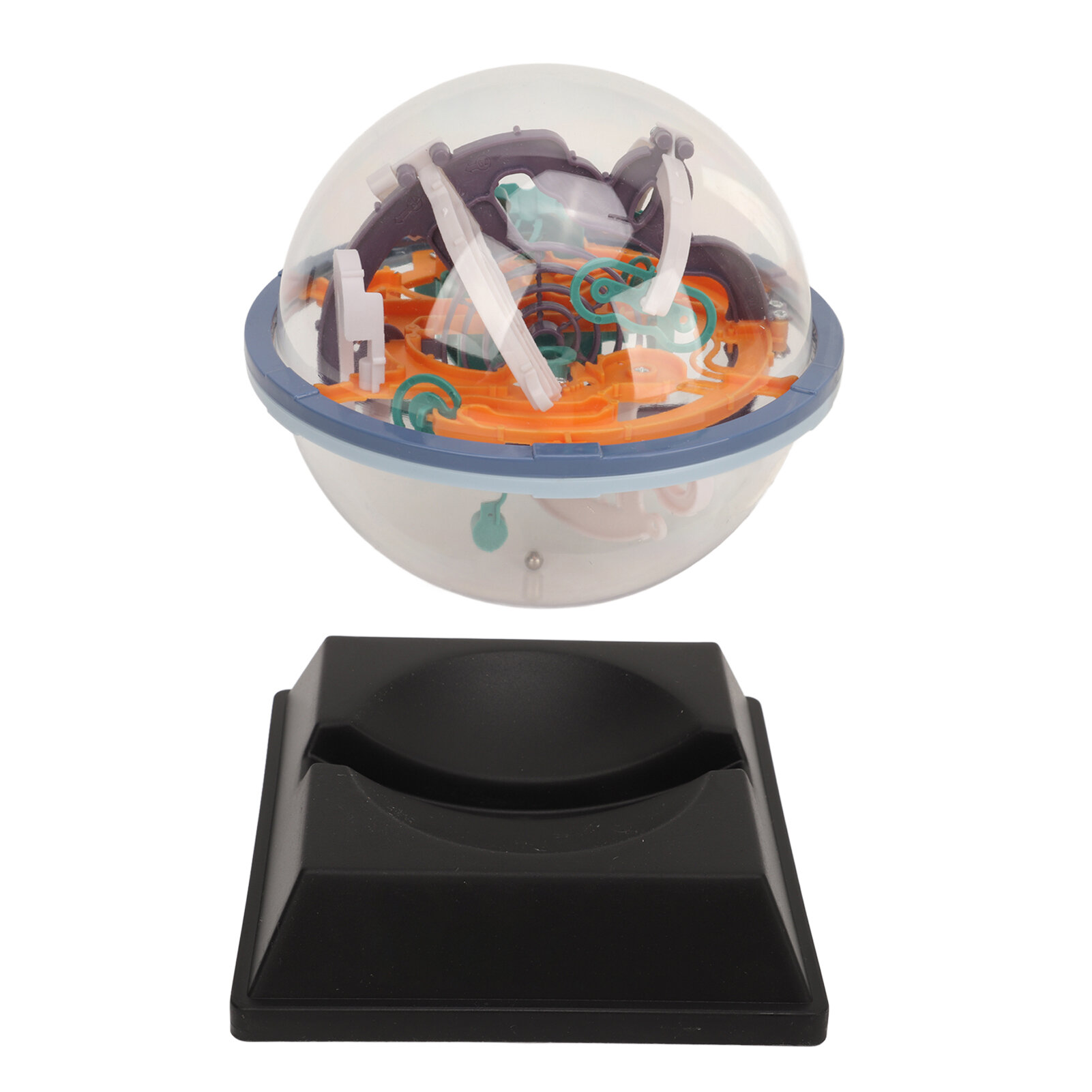3D Maze Puzzle Ball Из Пластика Интеллектуальная Тренировка Мелкой Моторной Квалификации Головоломки Сфера Гравитации Игра Для Детей 1 Шт С Базой