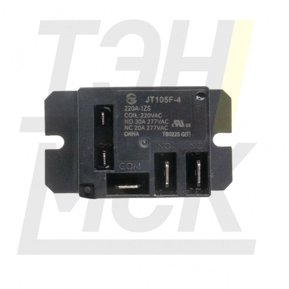 Пусковое реле для котла, водонагревателя, тепловой пушки, универсальное 20-30 А JT105F-4, NT90TP