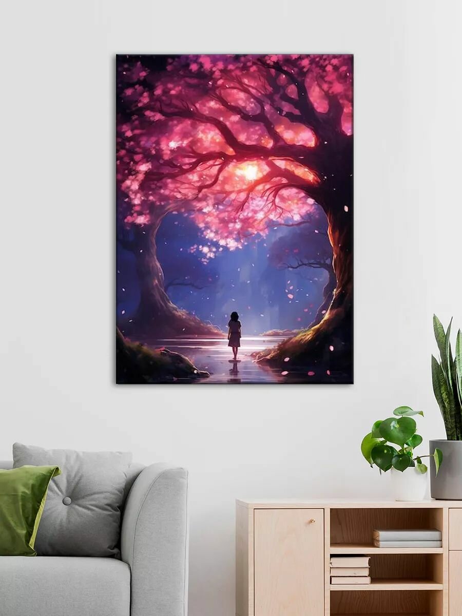 Картина на стену "Фэнтези и космос", 50x70 см