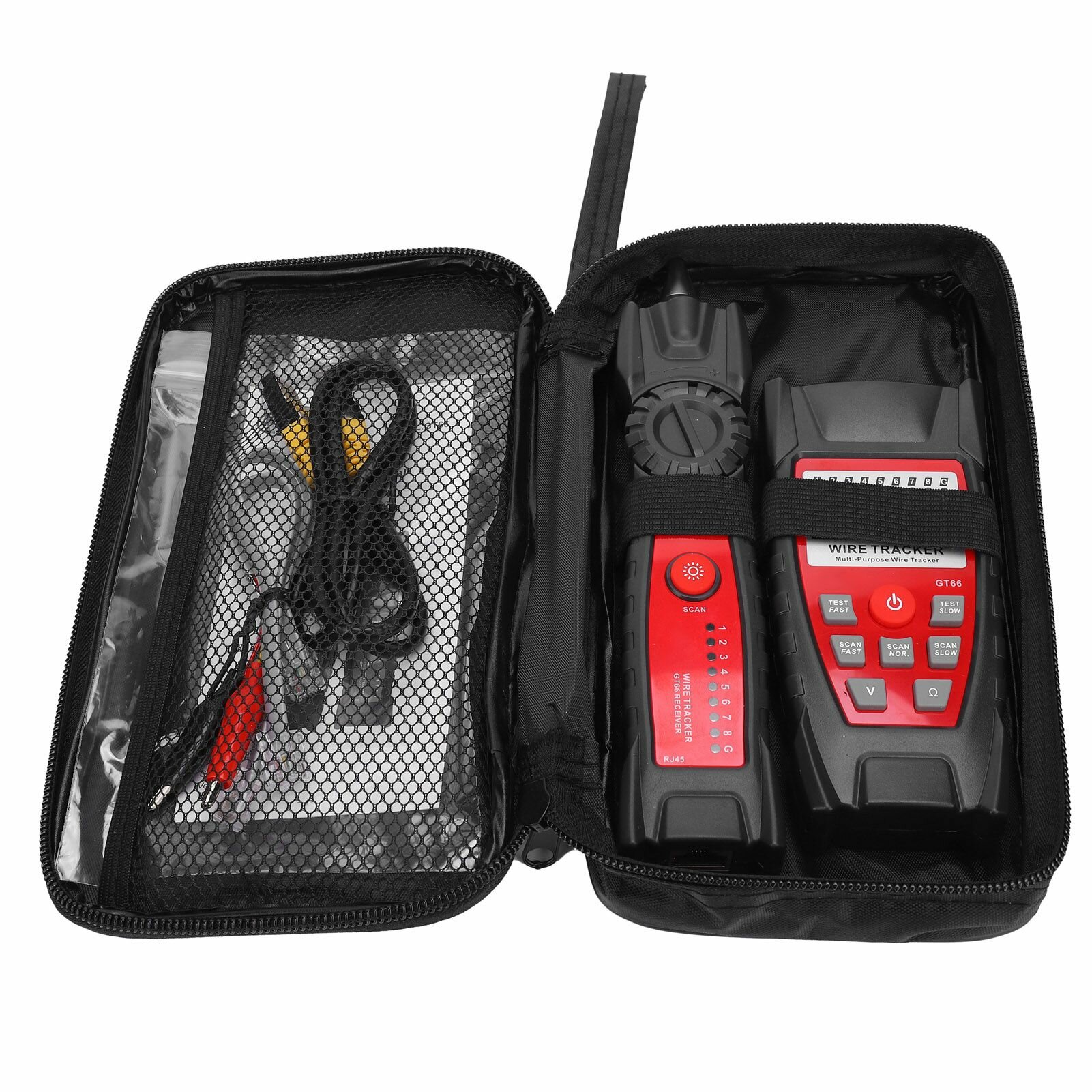 Многофункциональный кабельный тестер GT66 RJ11/RJ45, искатель линии, сетевой детектор кабеля, оборудование для обнаружения