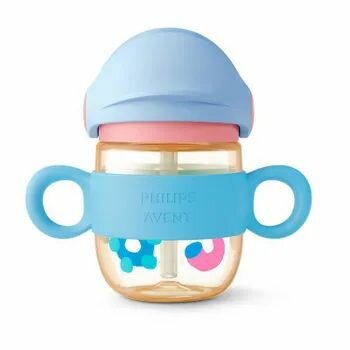 Philips Avent Чашка-непроливайка 200 мл 6+месяцев, поильник/PPSU кружка пластиковая/Новый пункт Серия Искусство Просвещения