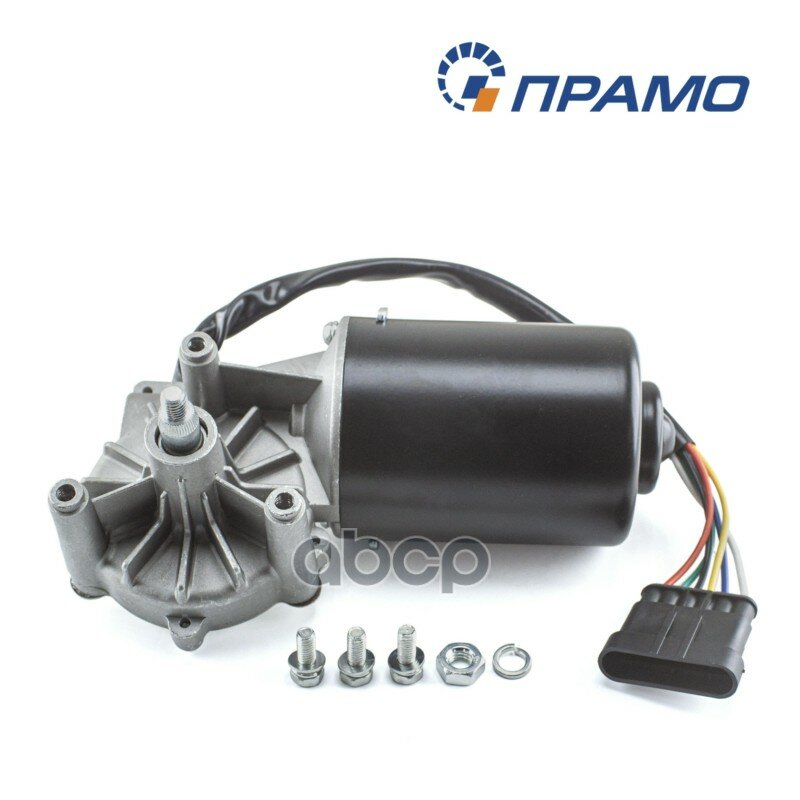 Мотор-редуктор стеклоочистителя МАЗ 6312,5340 прамо Прамо арт. HTWM-24-5-4