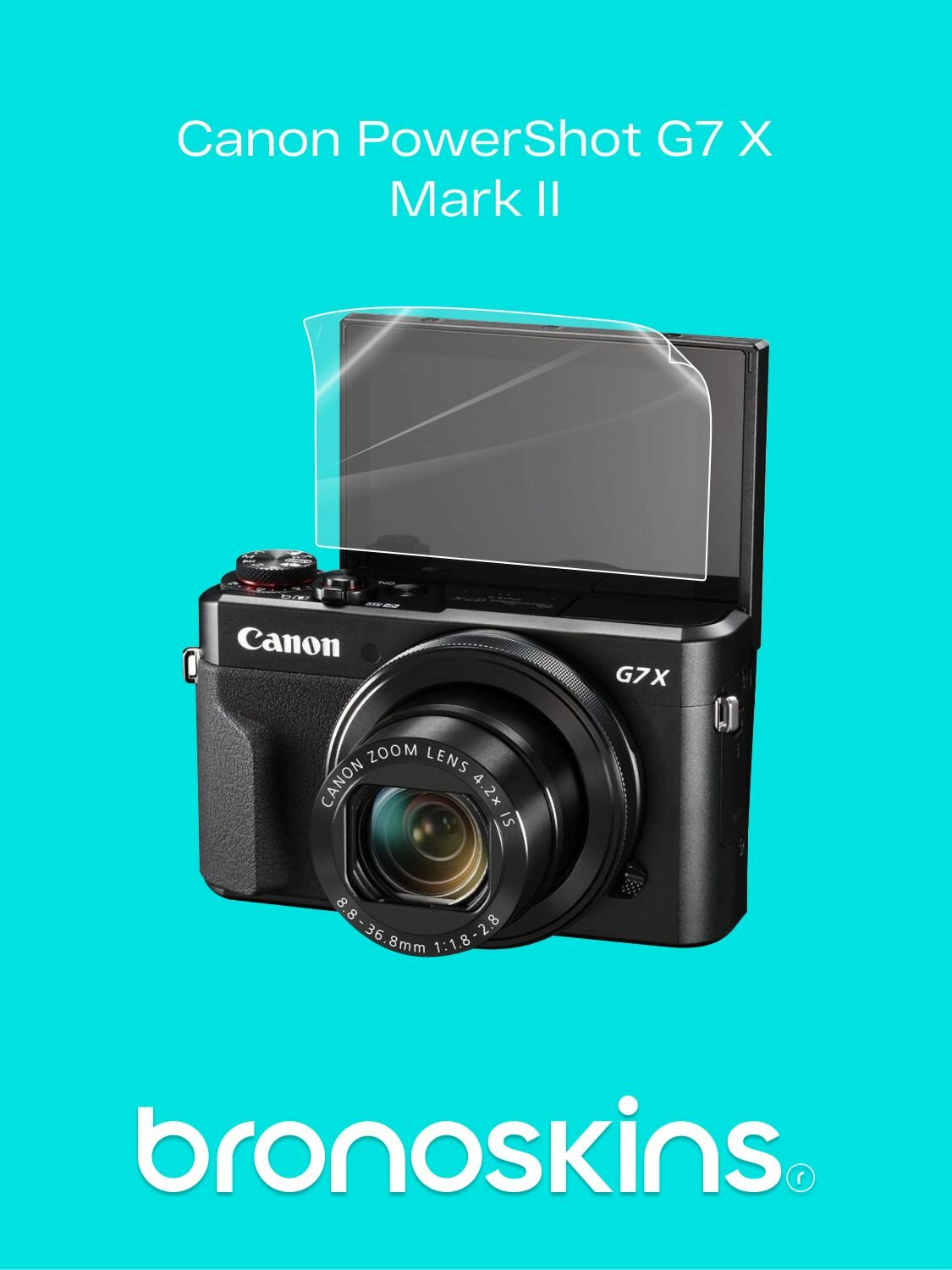 Защитная пленка на экран фотокамеры Canon G7x Mark II