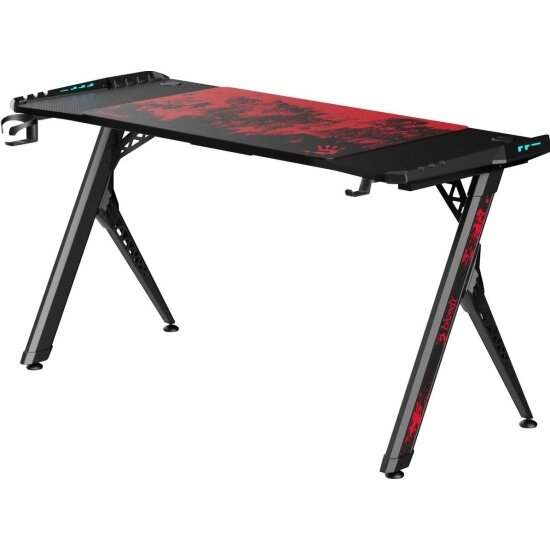 Игровой стол Bloody BD-TB101 столешница ЛДСП карбон каркас черный 140x75x75см