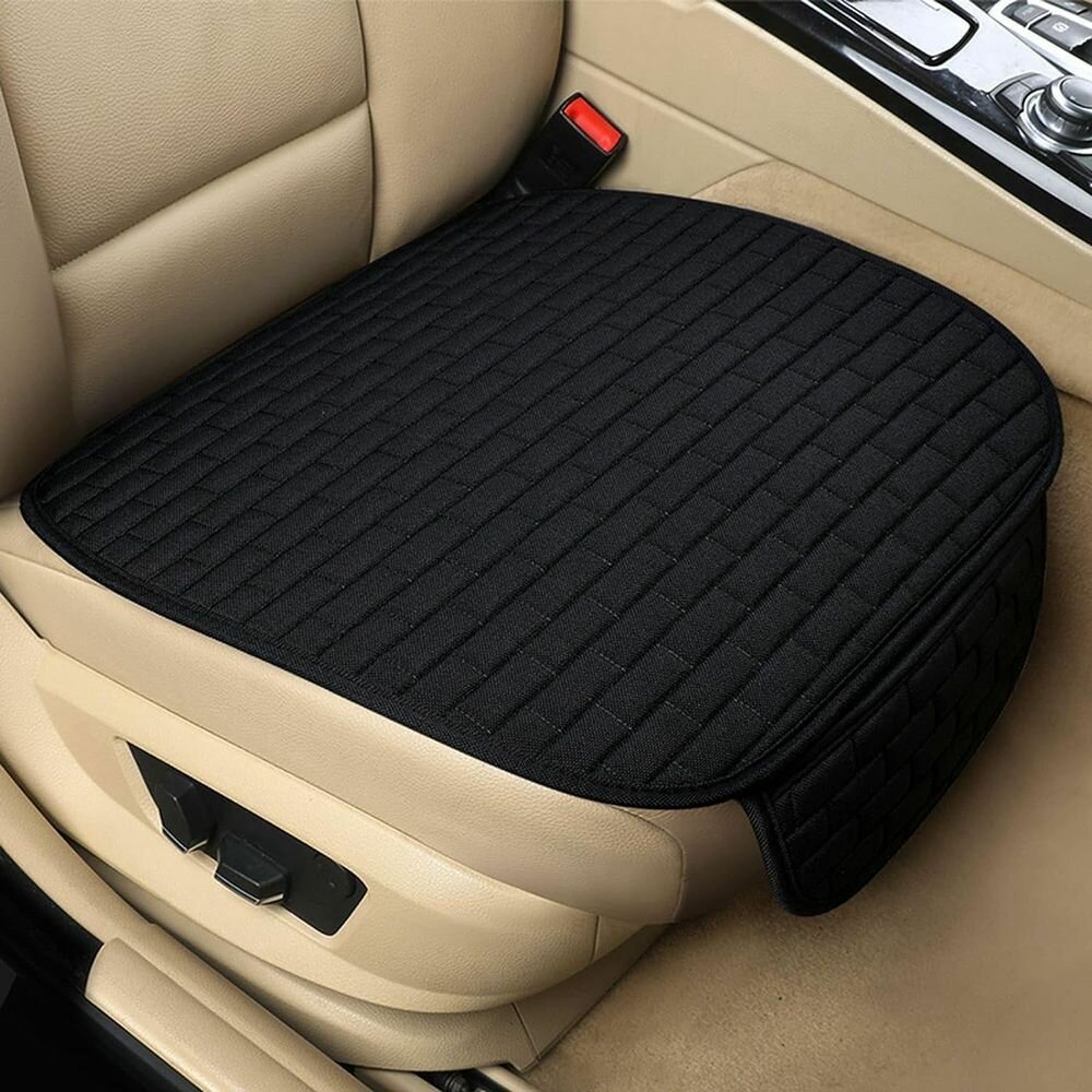 Дышащие комфортные чехлы на автомобильные сиденья для водителей с сумкой для хранения, универсальный противоскользящий коврик для автомобильных сидений для грузовиков, внедорожников, фургонов