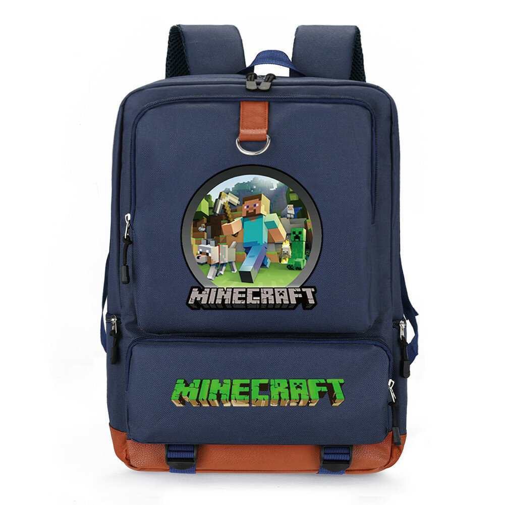 Популярные трансграничные новые продукты. Периферийные рюкзаки Minecraft, студенческие сумки, мужские и женские дорожные сумки для улицы, сумки для компьютера.