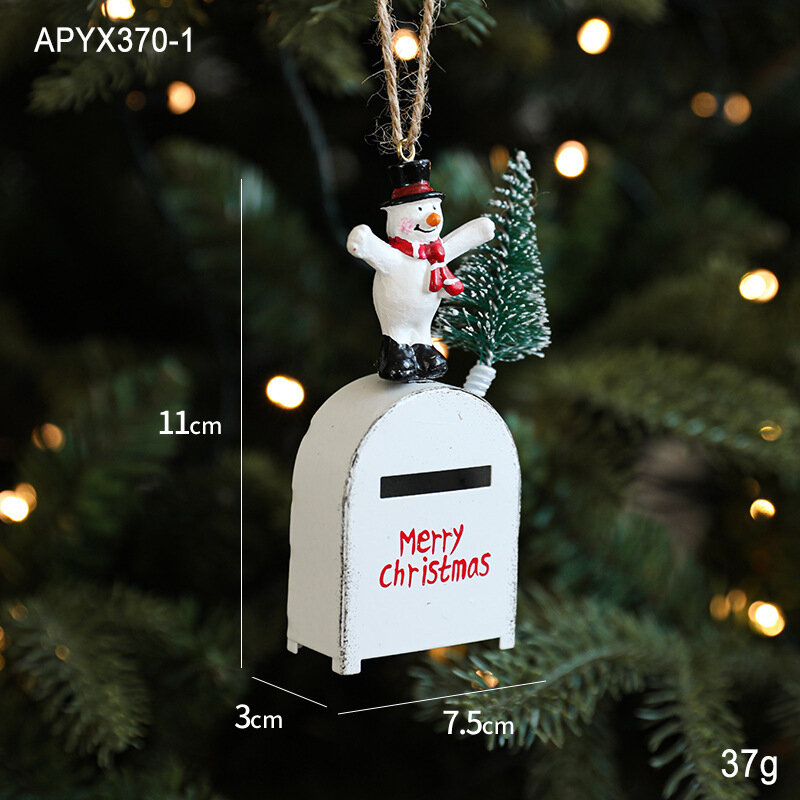 Подвеска для почтового ящика с росписью из кованого железа, аксессуары для украшения окон