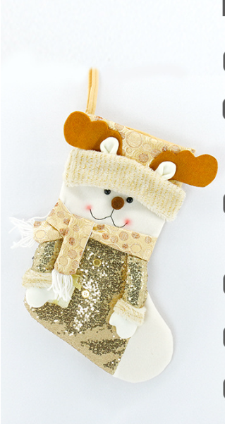 Ретро подвесная кукла старик снеговик лось подарок, Рождественская елка подвесная кукла,19*4*18cm