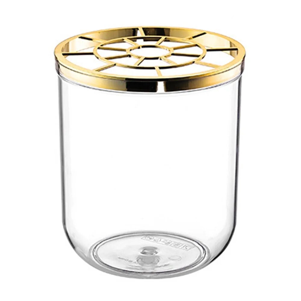 Бутылка для цветов серебряная/золотая PET 1400/2000 мл Golden 1400ml