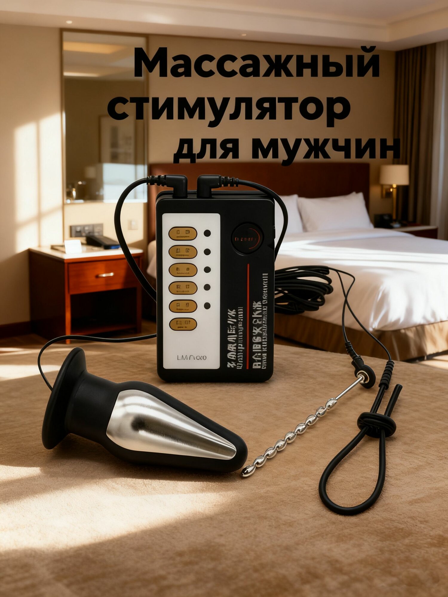 Электростимулятор для мужчин #Урологический стимулятор электро массажер простаты анальная пробка уретральный стержень