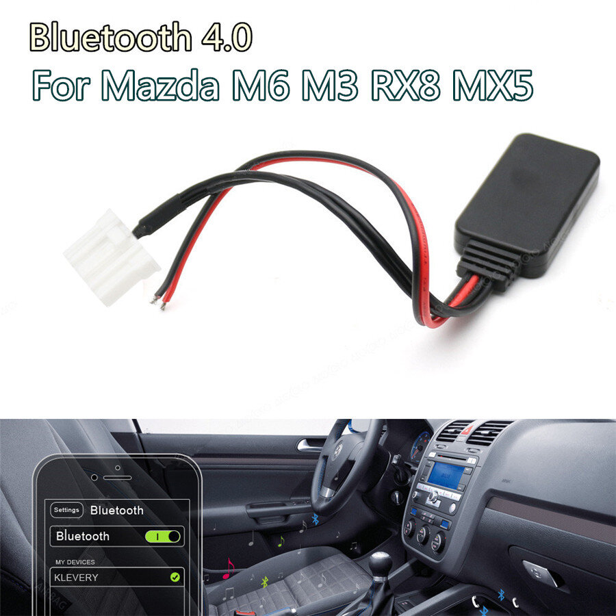 Беспроводной адаптер Bluetooth интерфейса автомобильный AUX аудио кабель для Mazda M6 M3 Rx8 Mx5