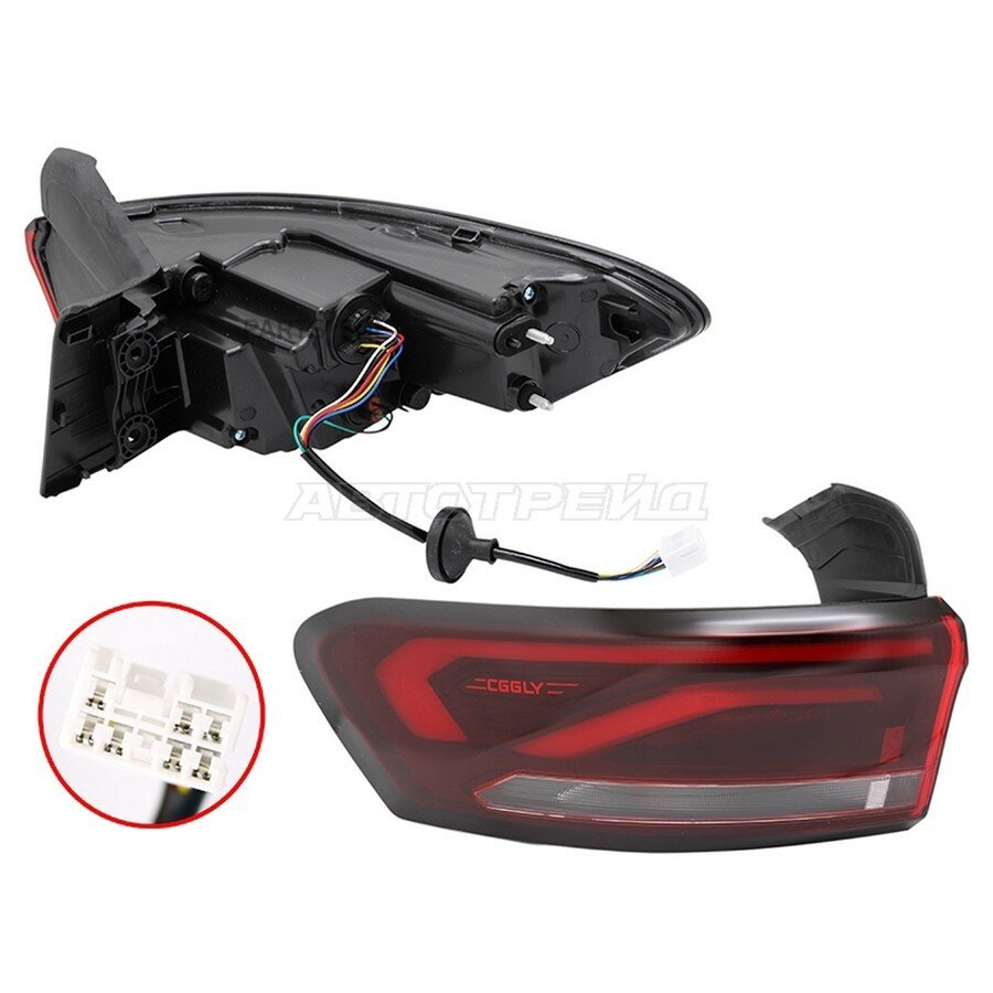 Фонарь задний Geely Emgrand 21- (Слева/ LED) SAT ST-18-GLEMDL | цена за 1 шт