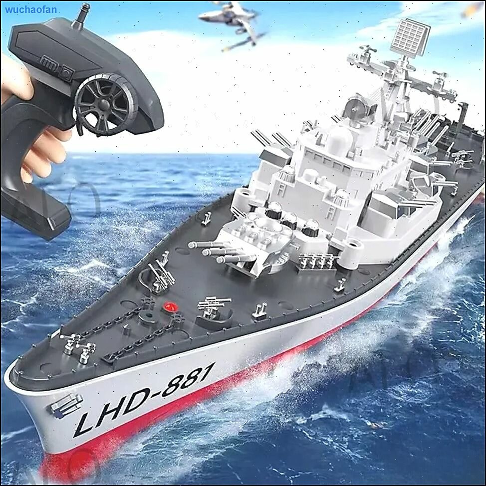 Радиоуправляемый военный корабль линкор 1:360 - LHD-881