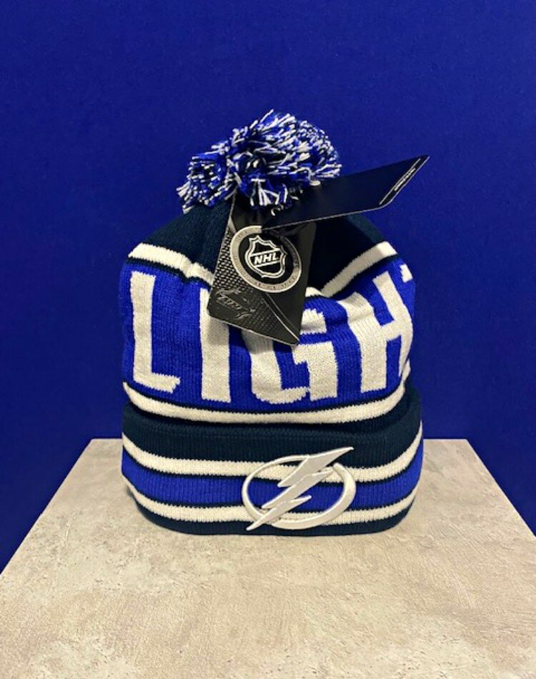 Для хоккея тампа БЭЙ шапка зимняя хк хоккейного клуба NHL TAMPA BAY ( США ) №21 синяя