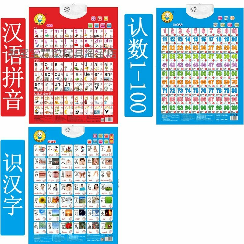 Оптовая продажа от фабрики: звуковая настенная таблица для обучения математике детей 1-8 лет, распознавание чисел от 1 до 100, игрушка с голосом