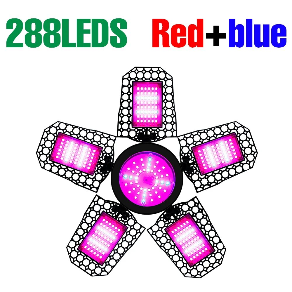 Светодиодная лампа для растений 288LED Red Blue 500W