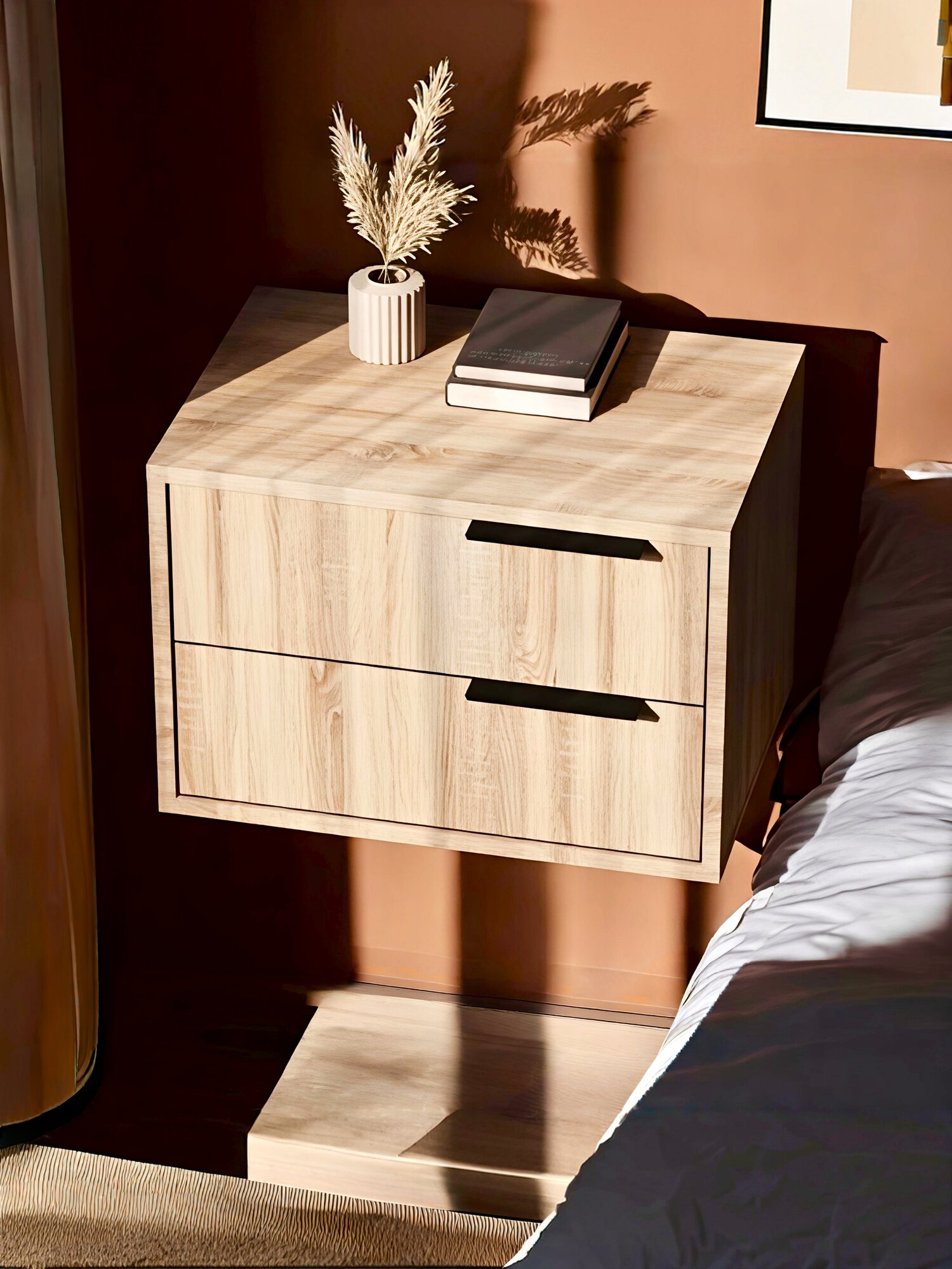 Тумба подвесная Лофт- 2 дуб сонома