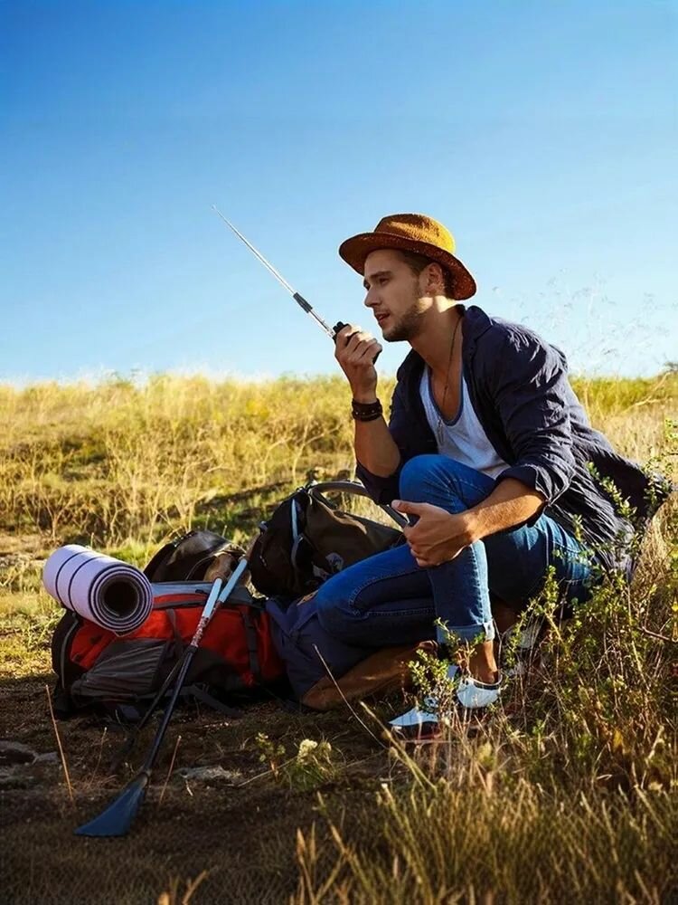 Телескопическая Антенна С Разъемом SMA-F 27 МГц Для Коротковолновых Радиостанций