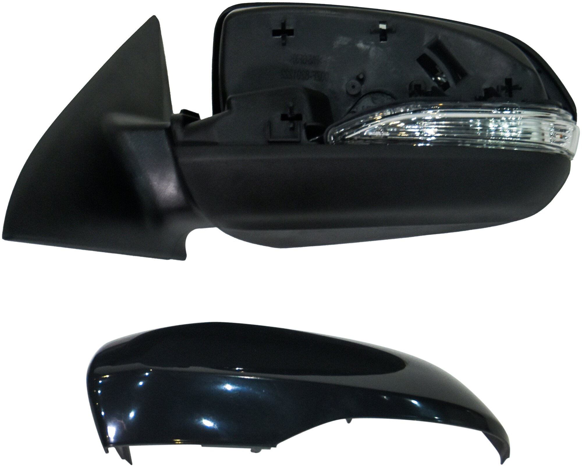 Зеркало заднего вида боковое левое Лада Веста 2180 / MIRR / Lada Vesta цвет (под окраску) / электропривод / лада веста левое зеркало