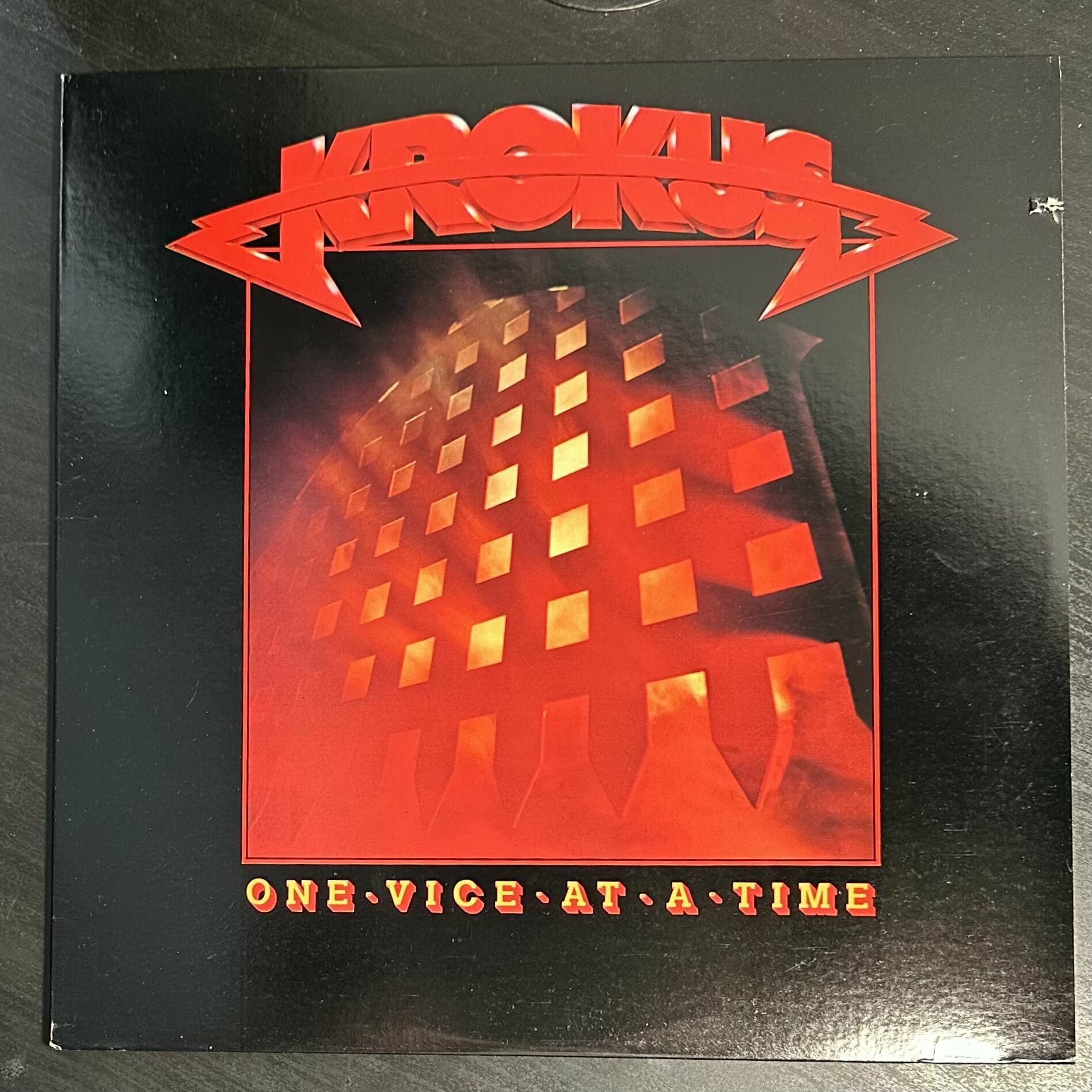 Виниловая пластинка Krokus One Vice At A Time (США 1982г.)