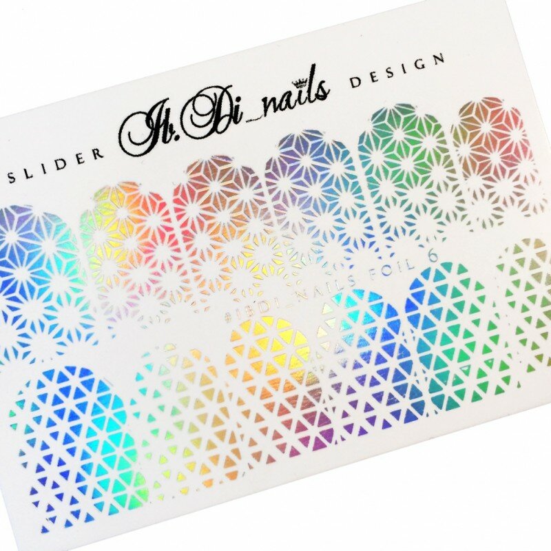 Фольгированный слайдер ibdi FOIL №006 (голография)