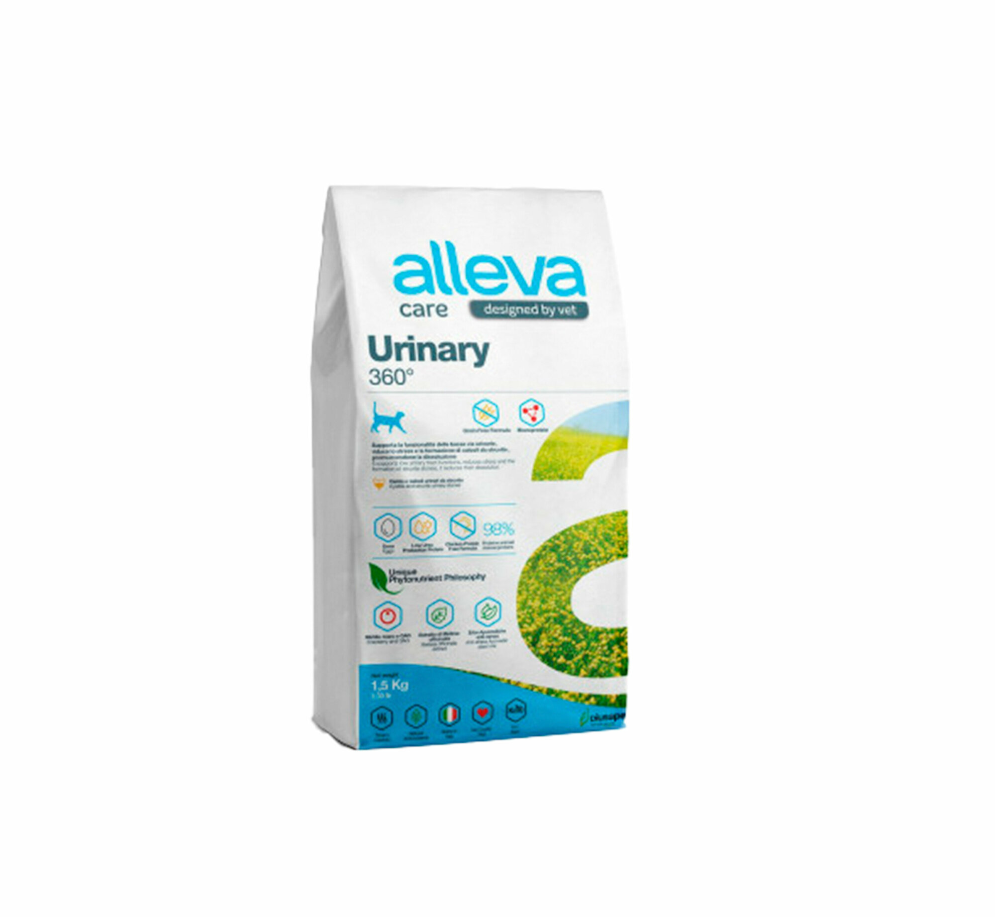 ALLEVA Корм для кошек CARE URINARY 360˚ 1,5 кг.