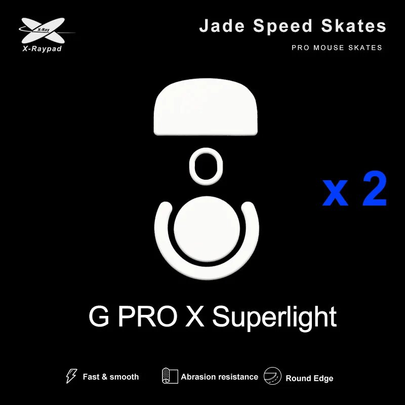 Jade Speed G PRO X Superlight Mouse Skates x2