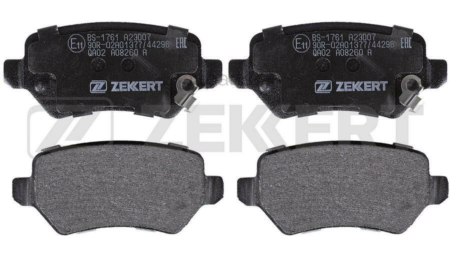 ZEKKERT BS-1761 Колодки торм. диск. задн. Kia Venga 10- Opel Astra G II 98- Astra H III 04- Corsa C III 00- Meri