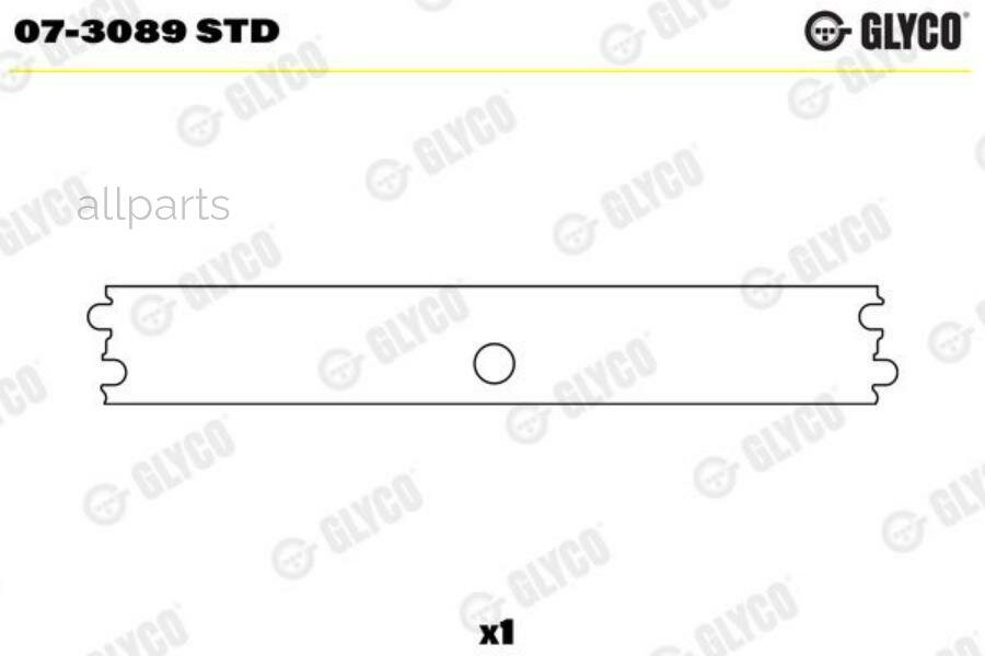 GLYCO 073089STD вкладыши KH-B! (1)\ Audi 80/A3/A4, Ford Galaxy, VW Golf/Passat 1.3-1.9D 80>