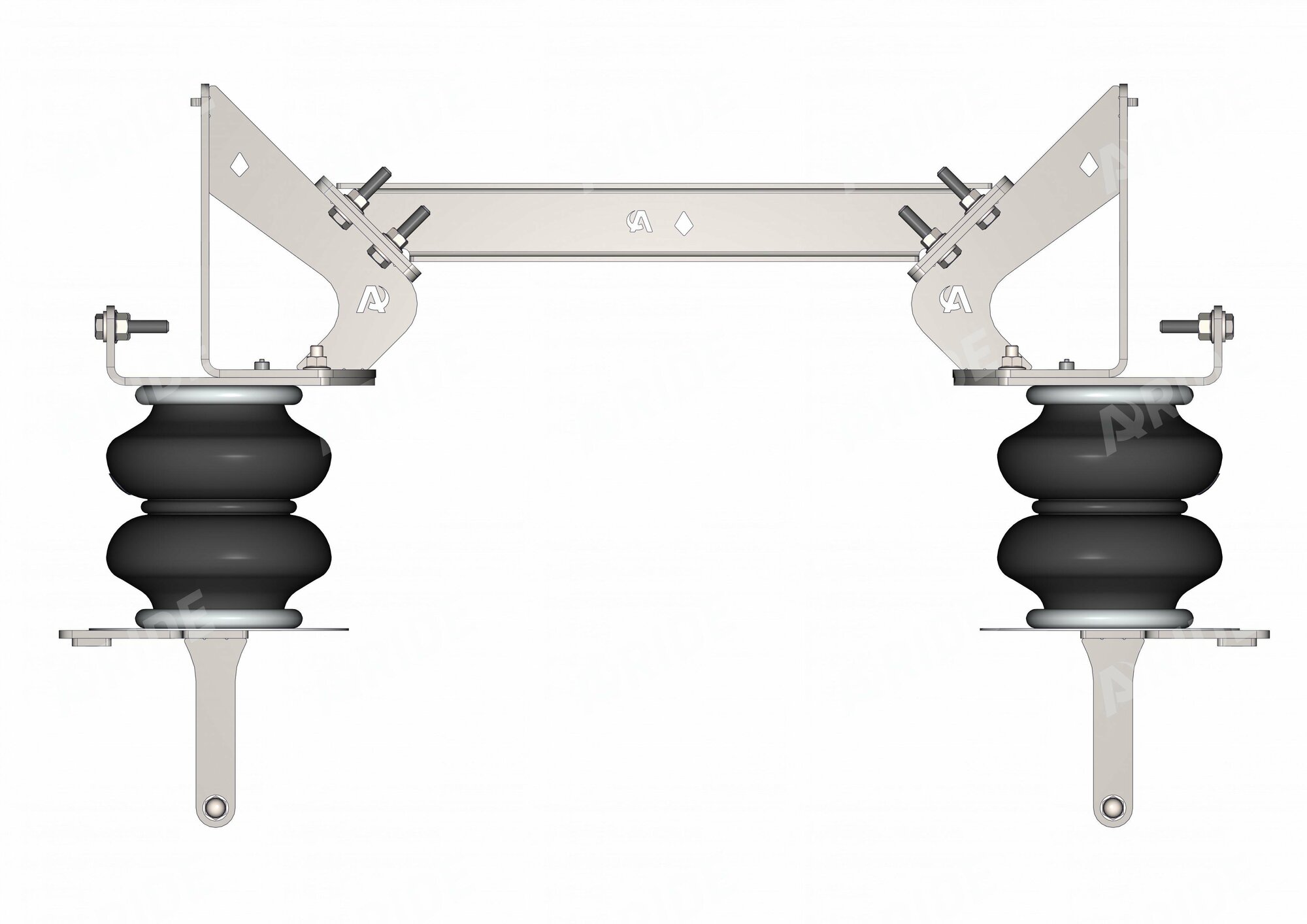 Пневмоподвеска для Mitsubishi Canter С (02-), задняя ось, Арайд, 43010