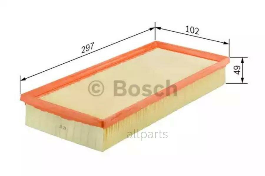 BOSCH 1457433606 фильтр воздушный!\ Citroen Xantia, Peugeot 306/405/406 1.6i-2.0i 92>