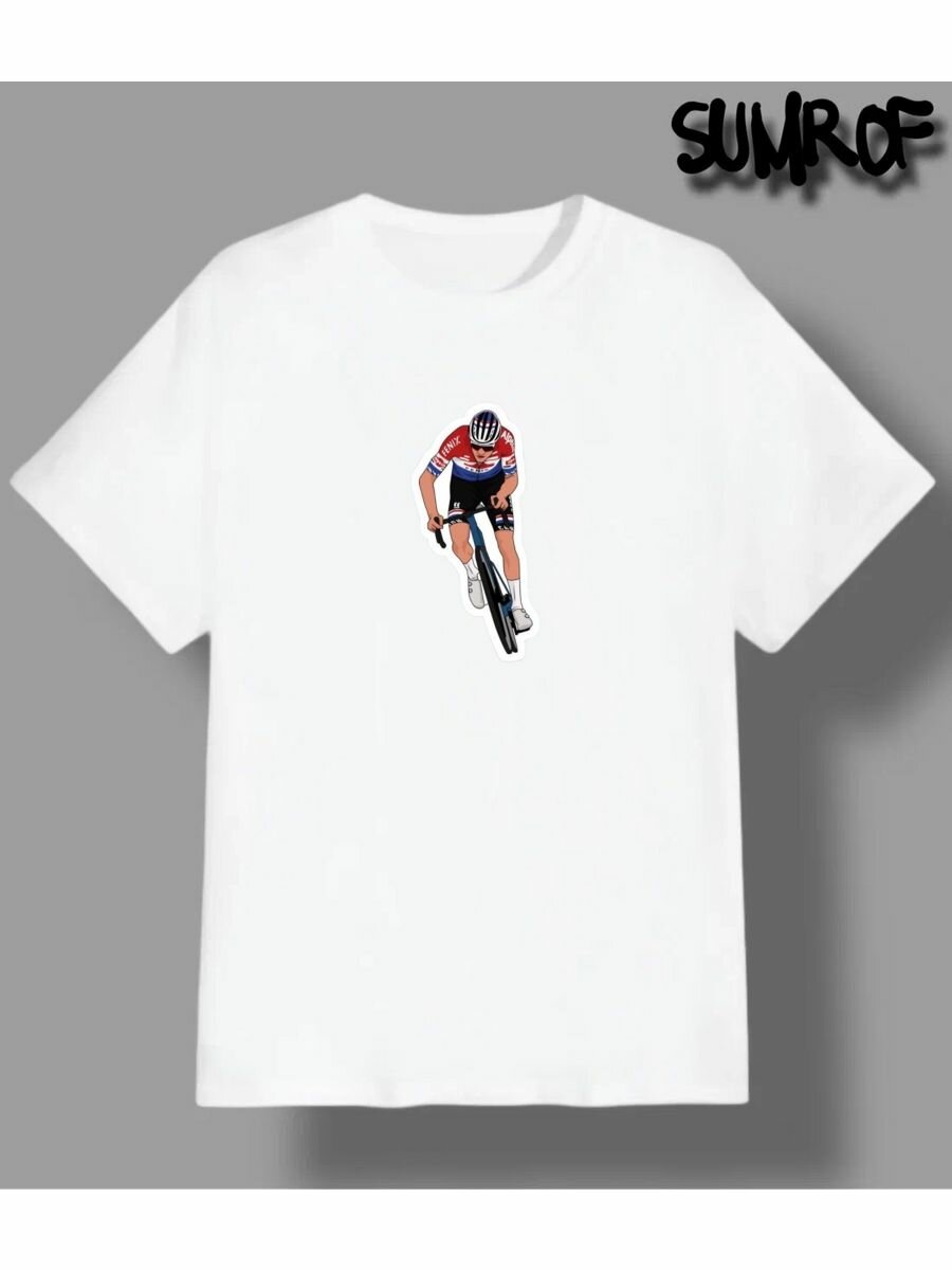 Футболка спорт велосипед