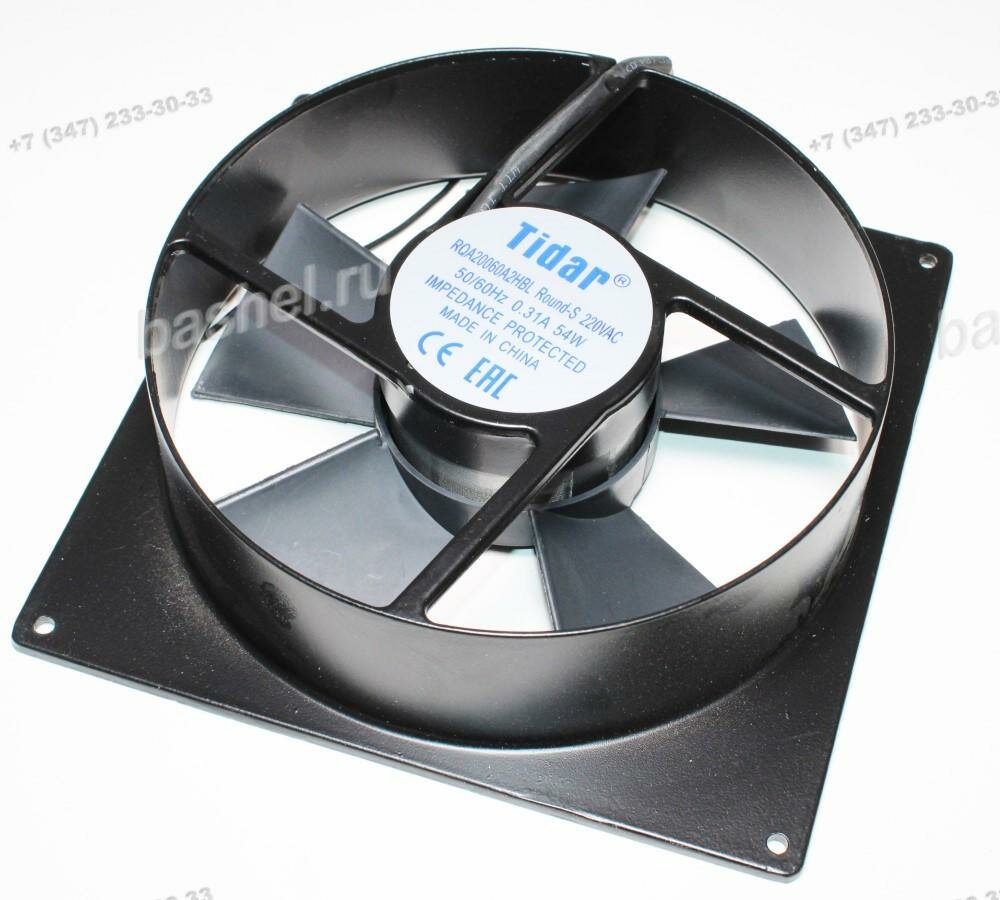 200х200х60мм, RQA 20060A2HBL Round-S, Вентилятор, RUICHI, 220VAC