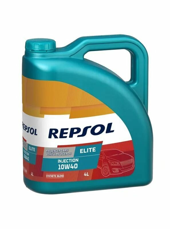 REPSOL Масло моторное ELITE INJECTION 10W40 A3/B4 SL/CF полусинтетическое 4л
