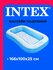 Детский бассейн Intex "Наземный", надувной, прямоугольный, белый, 166x100x25 см,...