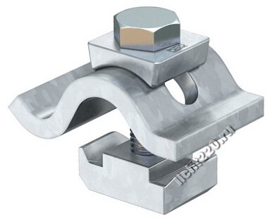 Комплект крепежный TKS-L-25 FT, для фиксации к балке, 2 штуки , сталь, горячий цинк 6355812 OBO Bettermann