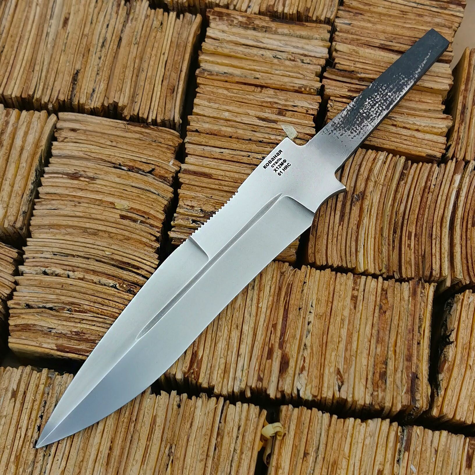 Клинок Антитеррор из кованой стали Х12МФ