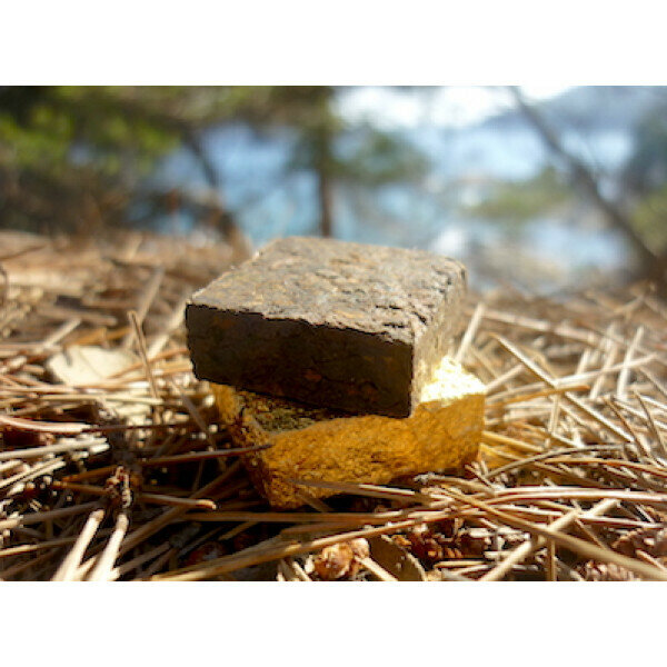 Мини шу (чёрный) пуэр "Золотой квадрат" 100г