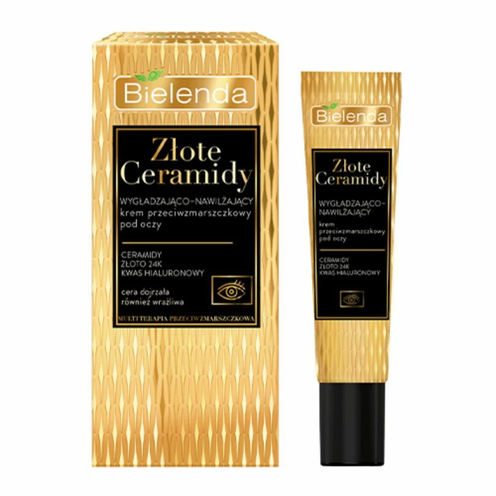 BIELENDA Крем для глаз против морщин разглаживающий и увлажняющий Golden Ceramides Eye Cream