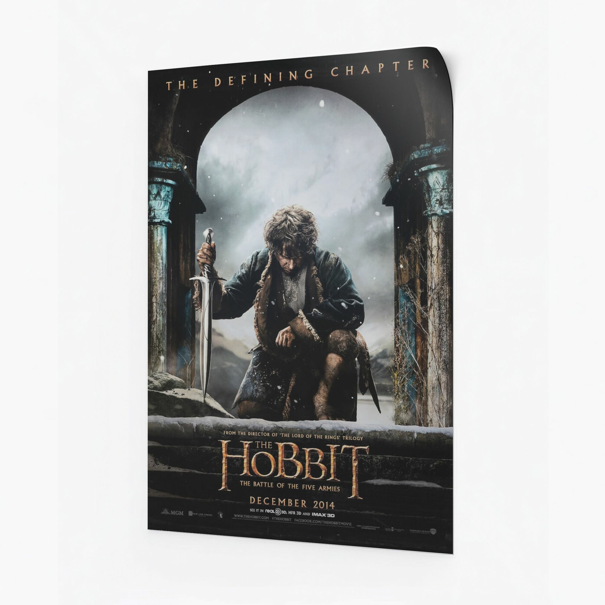 Постер (плакат) Poster4me для интерьера на фотобумаге Хоббит: Битва пяти воинств 40x60 см.