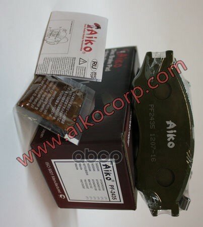 Колодки NISSAN Cube/March/Micra (1992-2002), Almera N16 (2001-) передние AIKO арт. PF2435
