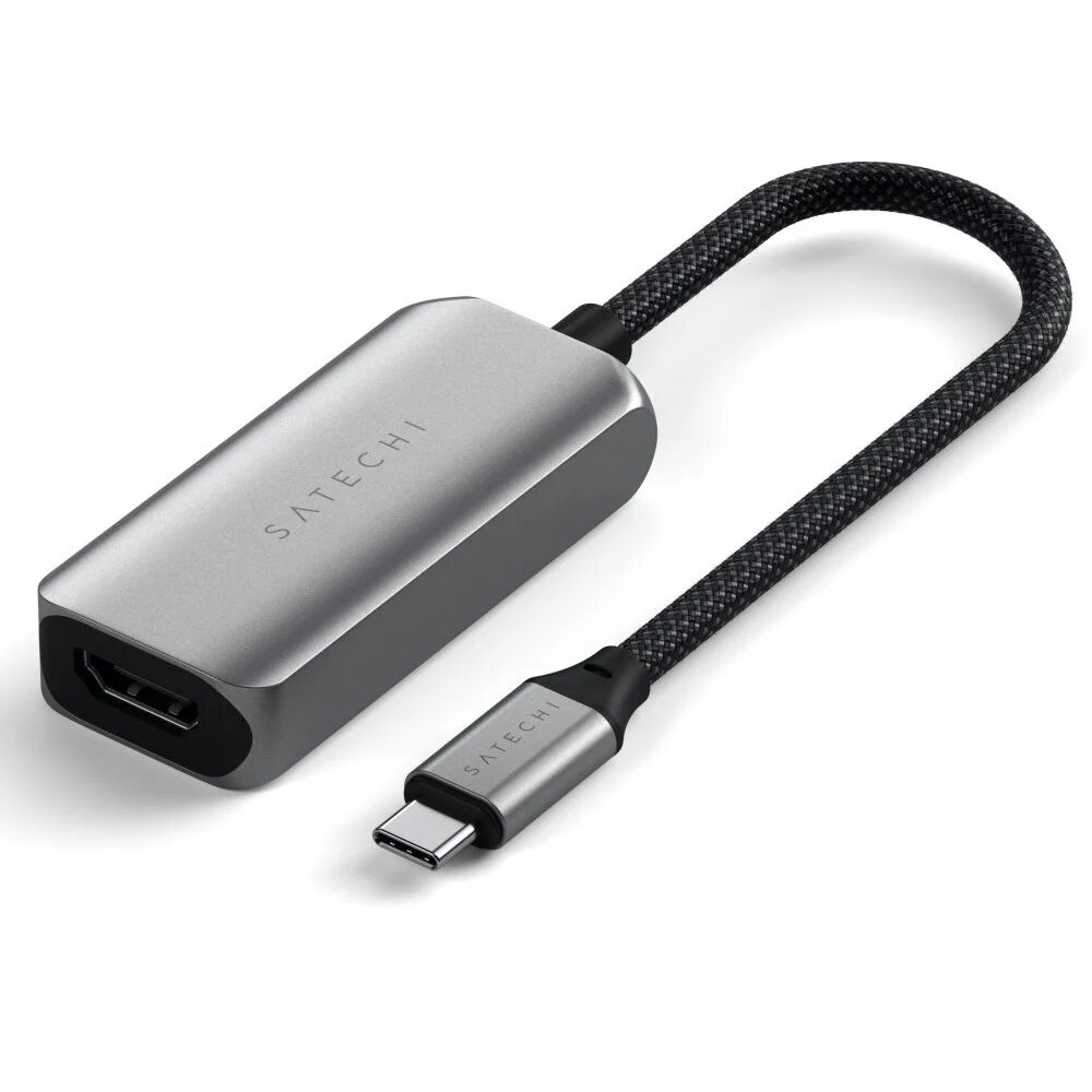 Satechi USB-C To HDMI 2.1 8K Adapter space grey адаптер usb-c to hdmi