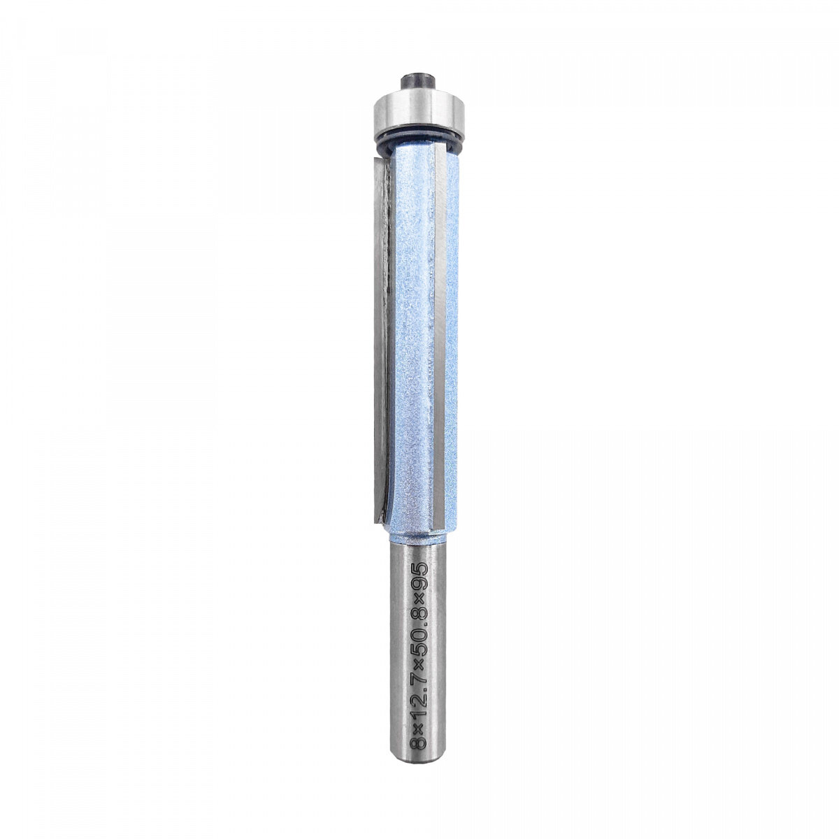 Фреза пазовая DELTA TOOLS обгонная, усиленная (нижний подшипник) Z=3 D=12,7x50,8х95 S=8 101.0861