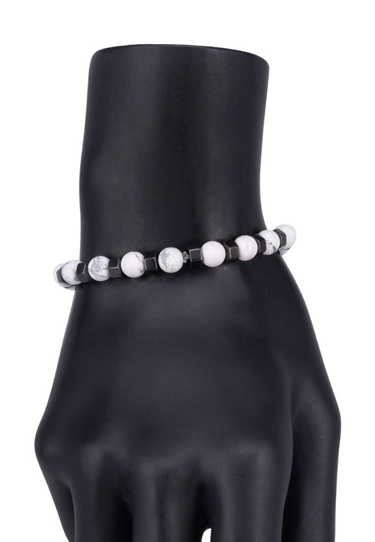 Эластичный браслет, агат