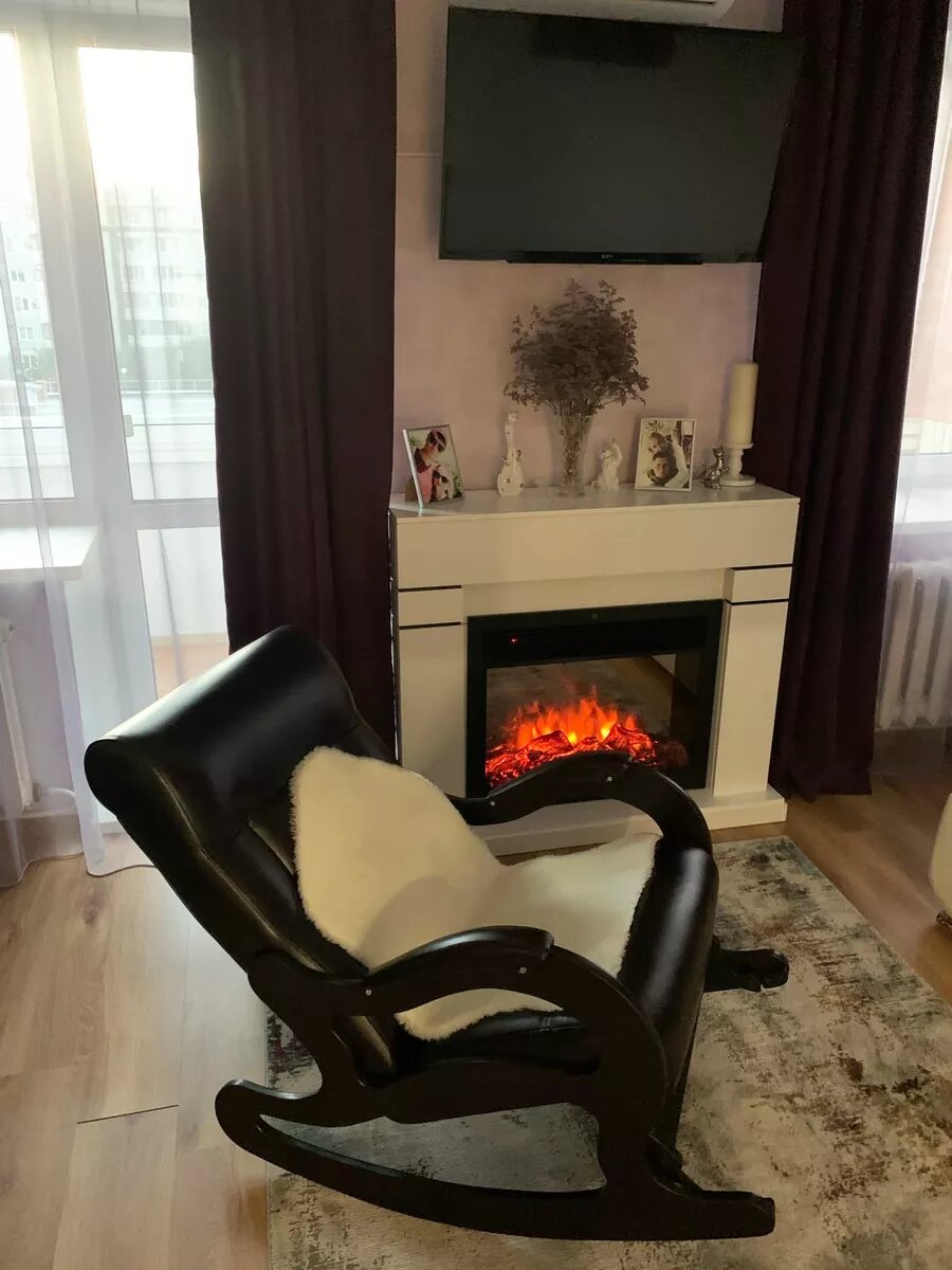 Кресло качалка взрослое Feeria Lux