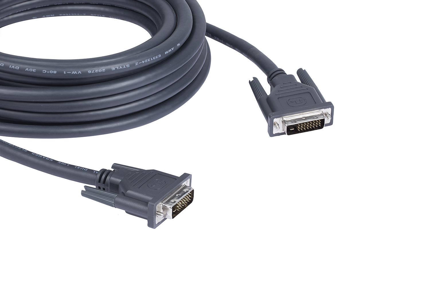 Кабель DVI-D Dual link Kramer Electronics C-DM/DM-40 DVI-D Dual link (Вилка - Вилка) (24+1 контакт), 12.2 м